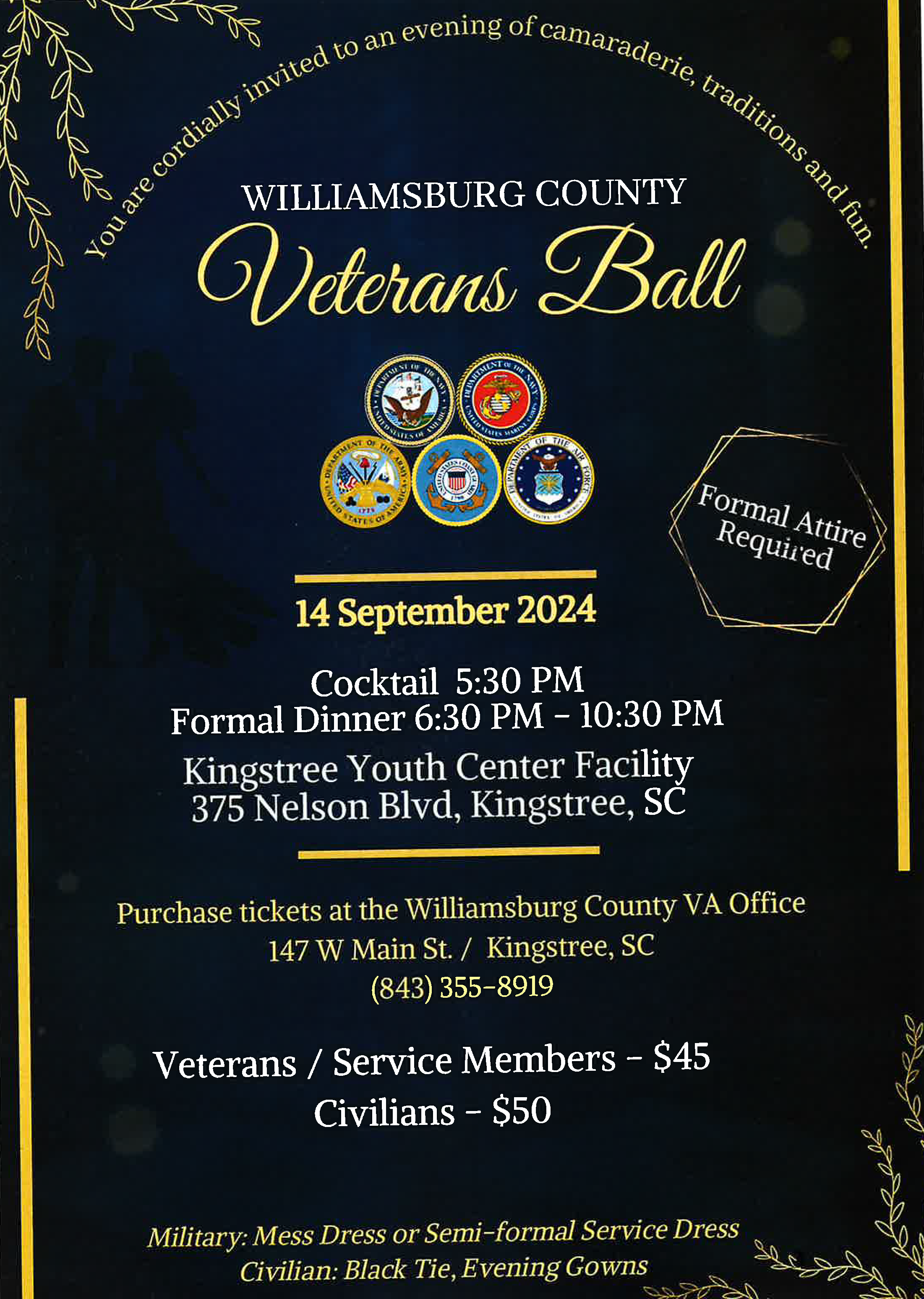 Monthly Events | SC Department Of Veterans' Affairs